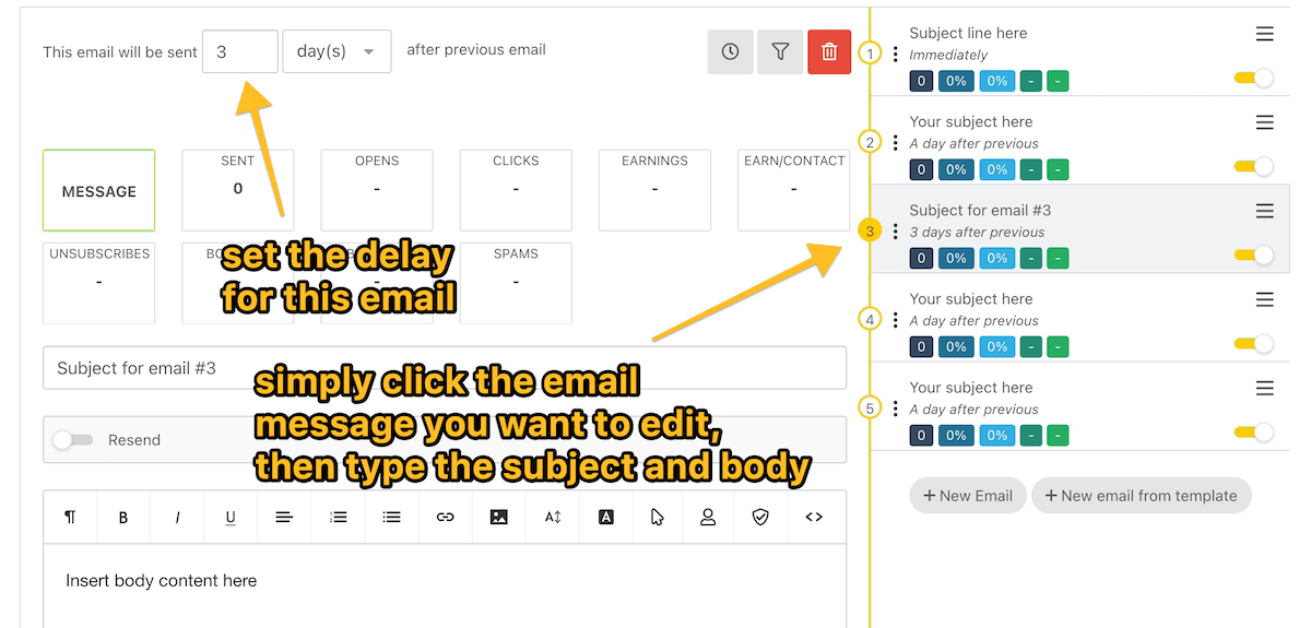 How to set up email automation in 2 simple steps