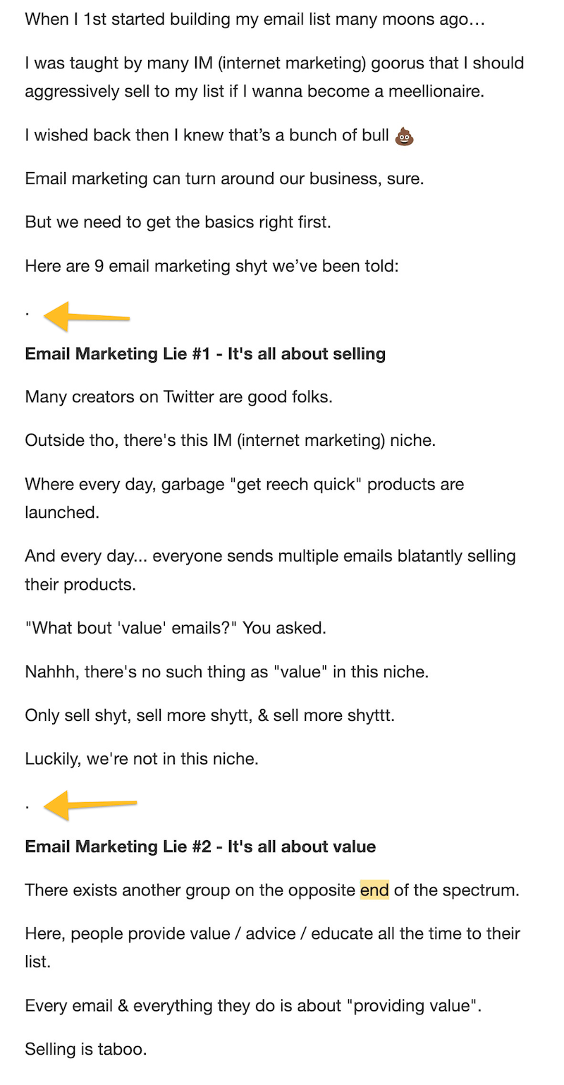 Good email content, poor reading experience? - BirdSend