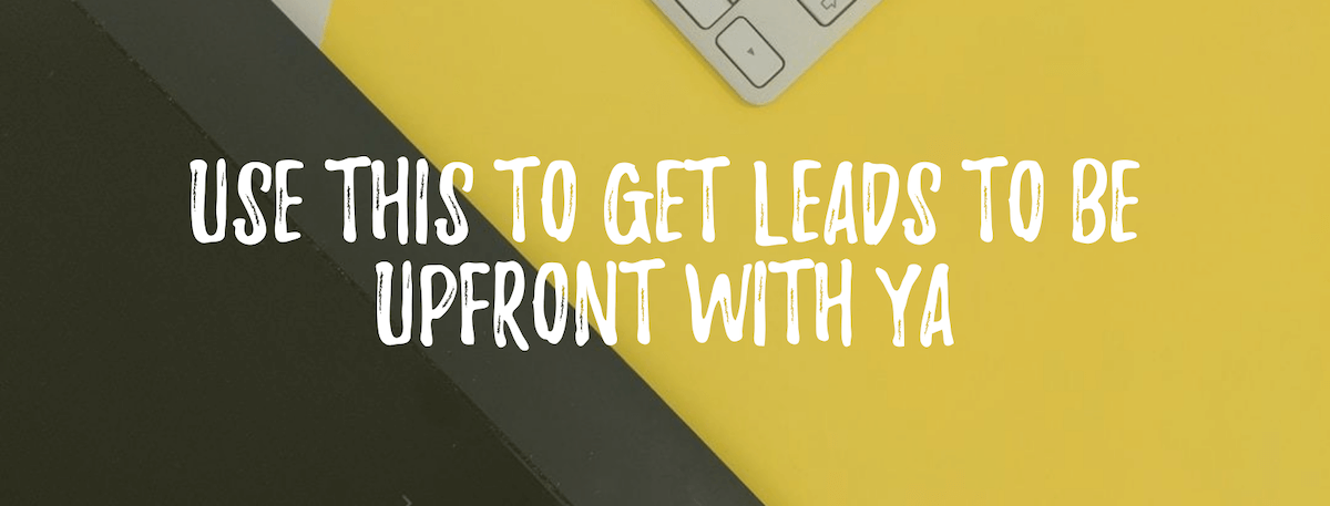 Use THIS to get leads to be upfront with ya - BirdSend